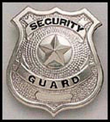 Security Guard Badges Nickel-Plated: Army Navy Shop