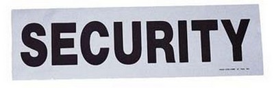 Law Enforcement Reflective Safety Patches Security: Army Navy Shop