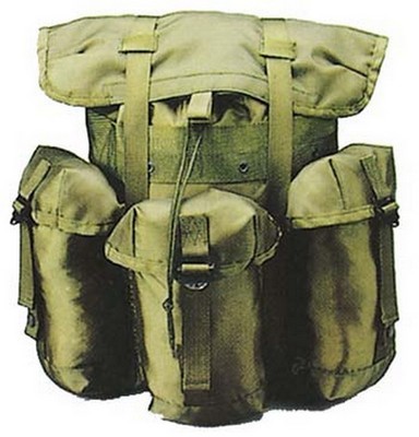Military Style Mini Alice Packs - Olive Drab Alice Pack: Army Navy Shop