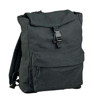 Black Canvas Day Pack: Army Navy Shop