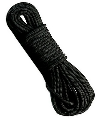 Camper's Utility Rope Black 50 Feet: Army Navy Shop