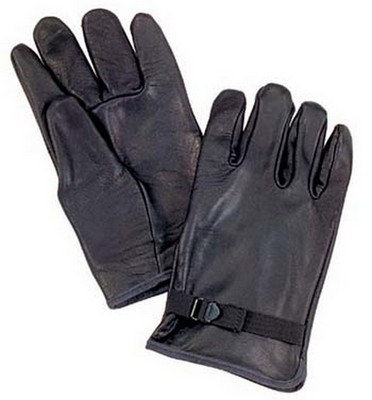 ROTCho D-3A Black Leather Gloves: Army Navy Shop