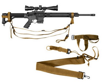 Rothco Three Point Rifle Sling In Coyote Brown: Army Navy Shop