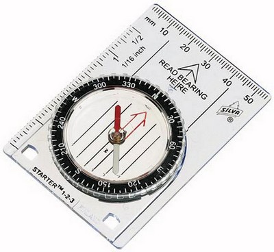 Camping Compass - Silva Starter Type 1-2-3 Compasses: Army Navy Shop
