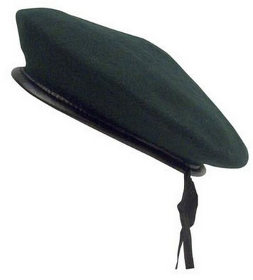 Military Style Wool Monty Berets Black Beret: Army Navy Shop