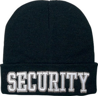 Security Cap Security Logo Knit Watch Cap: Army Navy Shop