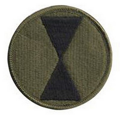 7Th Infantry Division Genuine GI Patch: Army Navy Shop