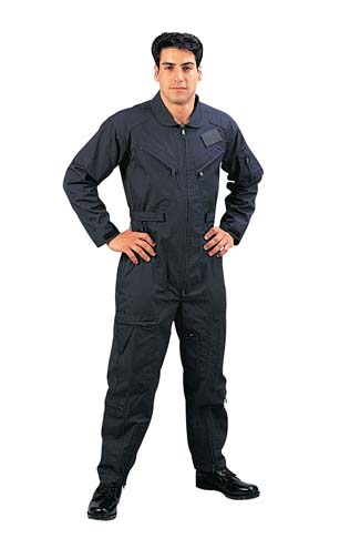 Rothco Flight Coverall - Navy Blue-XSmall: Army Navy Shop