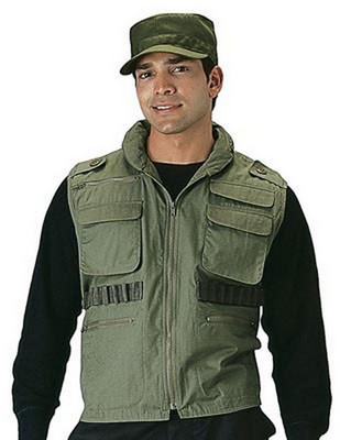Ranger Vests - Olive Drab Vest: Army Navy Shop