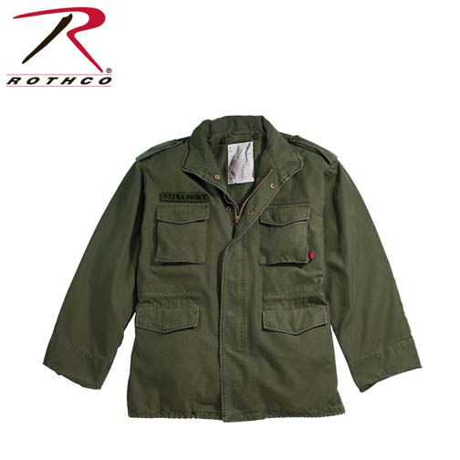 Rothco Vintage M-65 Field Jacket -Olive Drab-Size 4XL: Army Navy Shop