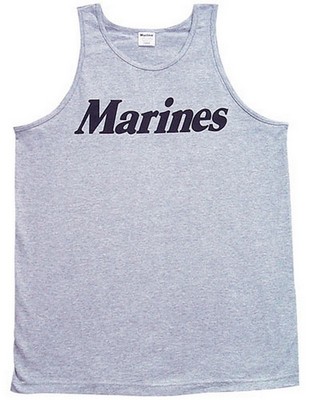 Marines Tank Tops Grey Top: Army Navy Shop