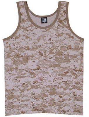 Men's Digital Desert Camo Tank Tops: Army Navy Shop