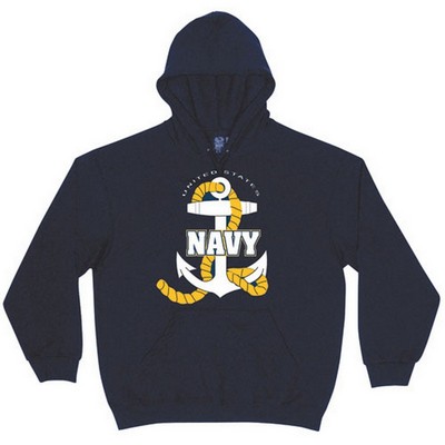 United States Navy Anchor Graphic Hooded Sweatshirt: Army Navy Shop
