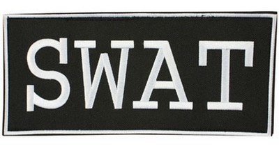 Swat Unit Logo Hook Back Id Patch 4 X 9 Patches: Army Navy Shop