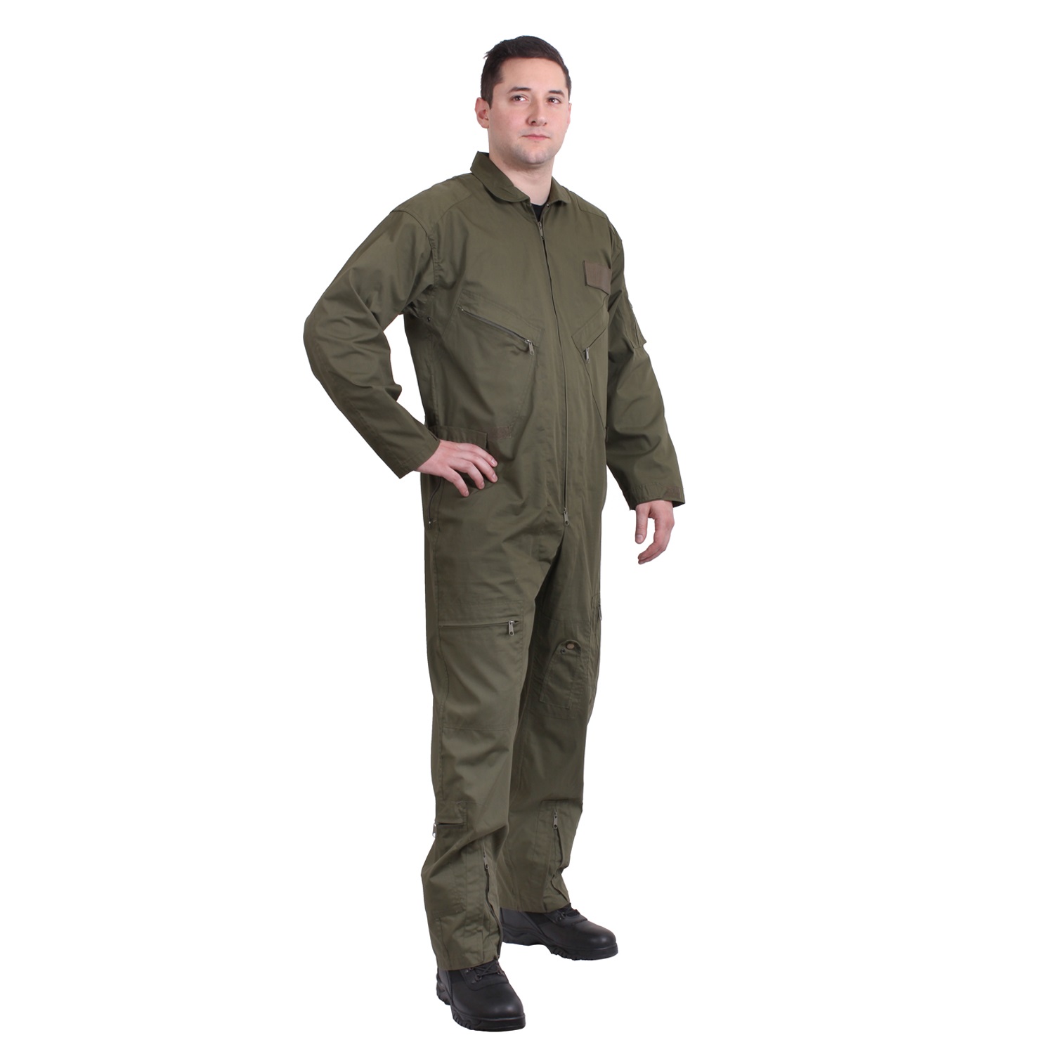 Military Flightsuits - Olive Drab Air Force Style Flightsuit: Army Navy ...
