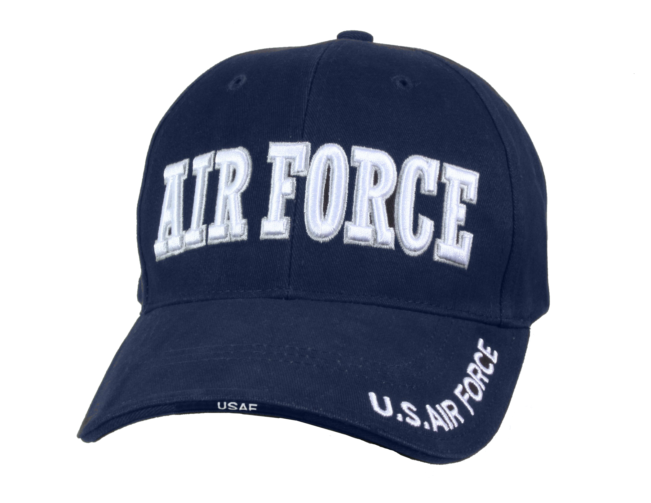 Deluxe Air Force Logo Baseball Cap Low Profile: Army Navy Shop