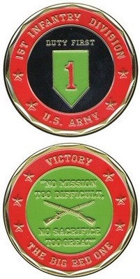 Challenge Coin-1St Infantry Division: Army Navy Shop
