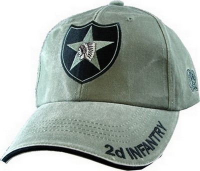 Cap - 2Nd Infantry (OD Green): Army Navy Shop