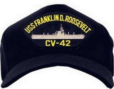 USA-Made Emblematic Cap - USS Franklin D Roosevelt CV-42: Army Navy Shop