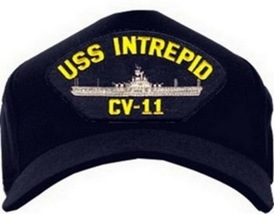 USA-Made Emblematic Cap - USS Intrepid CV-11 (With Ship): Army Navy Shop