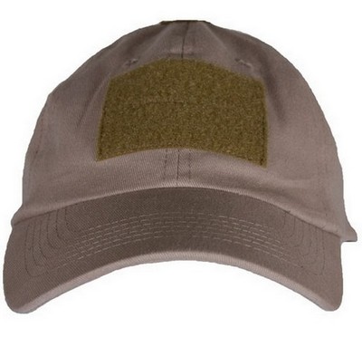 Tactical Cap Hook/Loop Front Panel Cap Khaki: Army Navy Shop