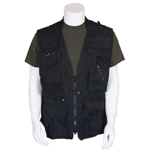 Photo Journalist's Vest - Black: Army Navy Shop