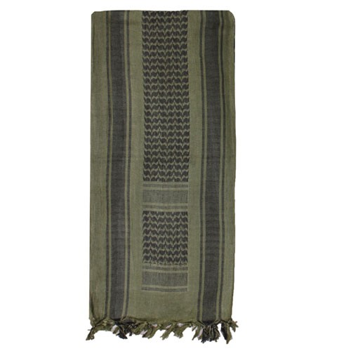 Tactical Shemagh - Olive Drab & Black: Army Navy Shop