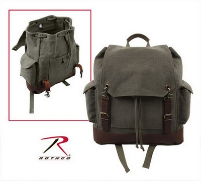 Vintage O.D. Expedition Rucksack: Army Navy Shop
